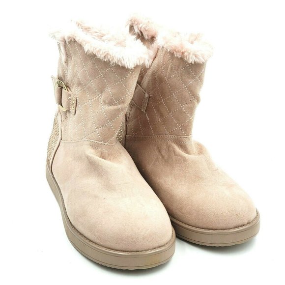 Guess | Shoes | Guess Fatwell Boots Blush Pink Faux Suede | Poshmark